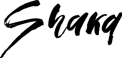 Shaka modern brush hand lettering Royalty Free Vector Image