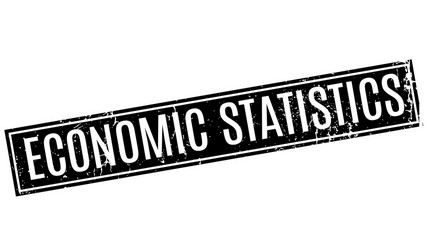 Economic statistics rubber stamp Royalty Free Vector Image