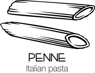 Penne Pasta Drawing