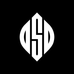 Dso logo letter design Royalty Free Vector Image