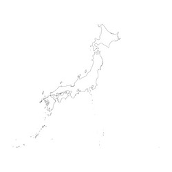 Blank Japanese Map