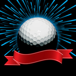 Golf technology logo Royalty Free Vector Image