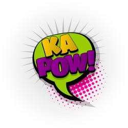 Comic Book Kapow Vector Images (93)