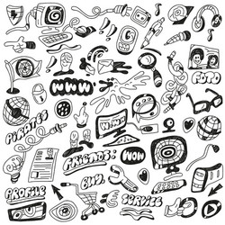 Electronics Doodles Vector Images (over 10,000)