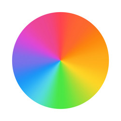 Color wheel palette rgb ryb cymk system Royalty Free Vector