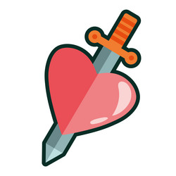 Heart Sword Symbol Vector Images (over 1,100)