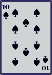 10 of Spades Vector Images (over 410)
