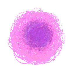 Pink crayon scribble texture stain isolated Vector Image