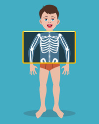 Cartoon human body organs concept Royalty Free Vector Image