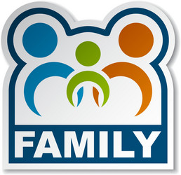 Family link logo Royalty Free Vector Image - VectorStock