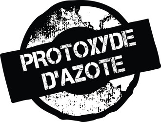 Nitrous oxide stamp on white Royalty Free Vector Image