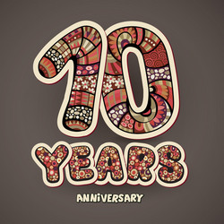 Cartoon carrot number 1 font kids number figure Vector Image