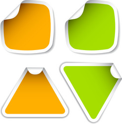 Blank sticker Royalty Free Vector Image - VectorStock