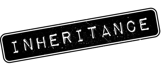 Inheritance rubber stamp Royalty Free Vector Image