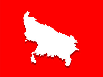 Uttar Pradesh Political Map Vector Images (over 110)