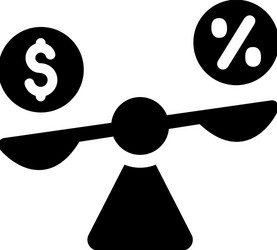 Estimate loan amount Royalty Free Vector Image