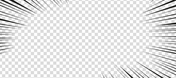 Manga comic effect on transparent background Vector Image