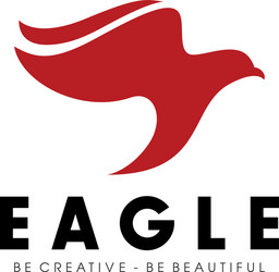 Red eagle logo eagle logo Royalty Free Vector Image