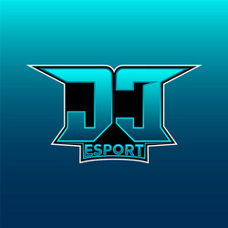 Initial jc logo design Royalty Free Vector Image