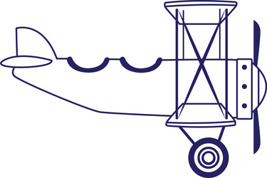 Light aircraft icon colorful design Royalty Free Vector