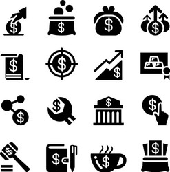 Taxes icon set Royalty Free Vector Image - VectorStock