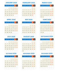 Calendar 20232 Royalty Free Vector Image - VectorStock