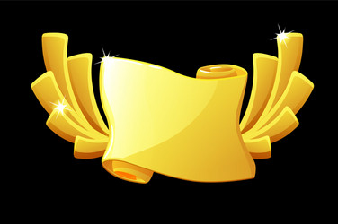 Old paper scroll blank papyrus template Royalty Free Vector