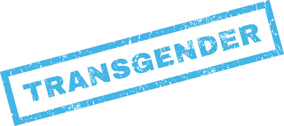 Transgender rubber stamp Royalty Free Vector Image