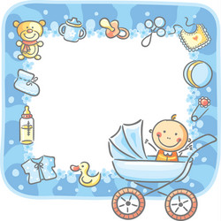 Cartoon baby tigers collection set Royalty Free Vector Image