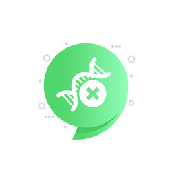 Non genetically modified non-gmo icon Royalty Free Vector