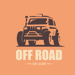 Off-road grunge banner Royalty Free Vector Image