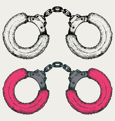 Fuzzy Handcuffs Vector Images (over 180)