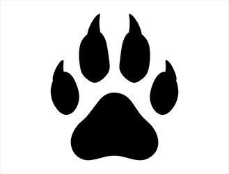 White Tiger Paw Logo