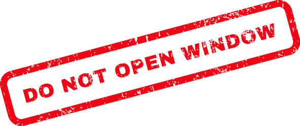 Do not open text rubber stamp Royalty Free Vector Image