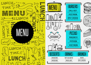 Korean food restaurant placard poster banner card Vector Image