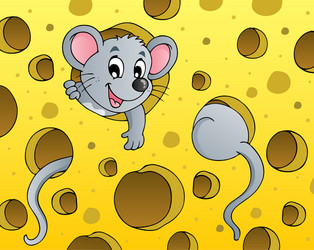 Cute cartoon mouse Royalty Free Vector Image - VectorStock