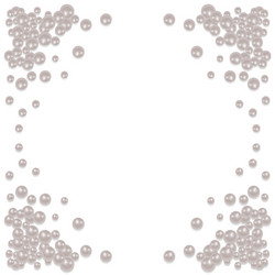 Pearl frame for making your photo or text Vector Image