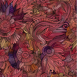 Beautiful floral seamless Royalty Free Vector Image