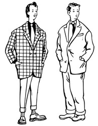 Fancy man Royalty Free Vector Image - VectorStock