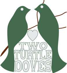 Zwei Turtle Doves Vector Images (15)