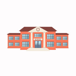 School building Royalty Free Vector Image - VectorStock