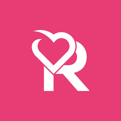 Letter R Heart Vector Images (over 210)
