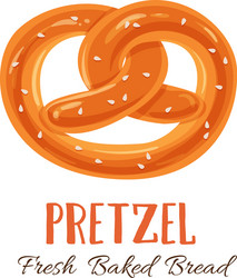 Pretzel Royalty Free Vector Image - VectorStock