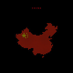 Pixel Map China Vector Images (over 170)