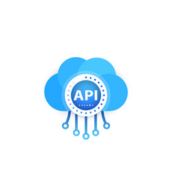Api - application programming interface Royalty Free Vector