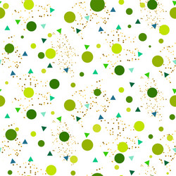 Confetti seamless white background Royalty Free Vector Image