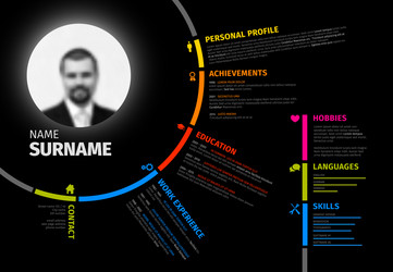 Original Resume Template Vector Images (50)