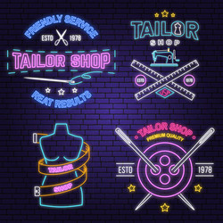 Mannequin neon sign Royalty Free Vector Image - VectorStock