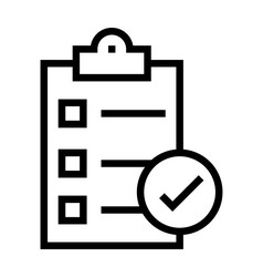 Task complete icon Royalty Free Vector Image - VectorStock