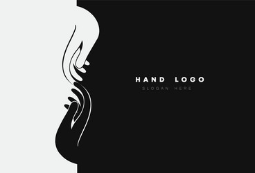 Hands holding together concept design Royalty Free Vector